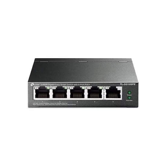 TP LINK TL-SG105PE 5-PORT GIGABIT EASY SMART POE SWITCH SA 4-PORT POE+ CENA