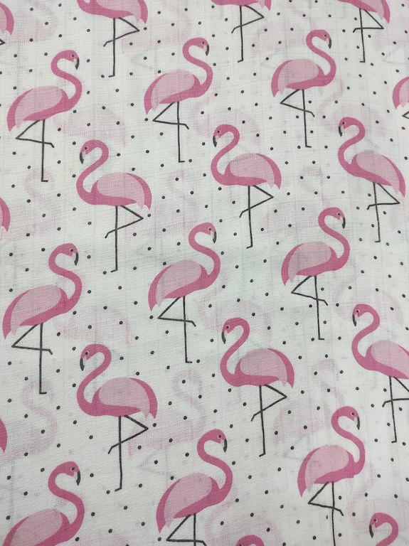 Muslin flamingo tufna