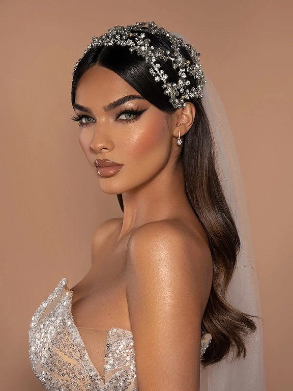 Bridal headpiece Yasmeen