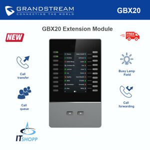 Grandstream-USA GBX20 Expansion modul za GRP-2615/GRP-2624/GXV3350, 2 x 20 BLF programabilnih tastera (40 lokala), 4.3″ 272×480 kolor LCD, do 4 jedinice kaskadno na istom telefonu