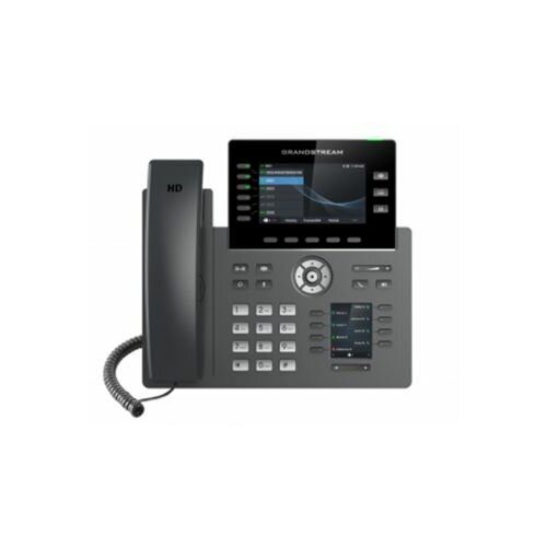 Grandstream-USA GRP-2616 Carrier-grade 6-line/6-SIP VoIP HD telefon, podesivi 4.3″ LCD 480×272 & 2.4″ LCD 320×240 dual TFT color displeji, 48 VPK i BLF tastera, 2 x Gigabit UTP porta, 802.11ac WiF...