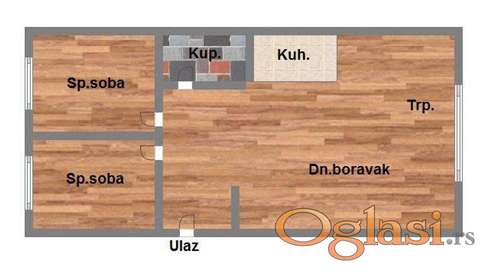 ***dvoiposoban adice 53m2***