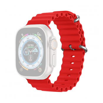 Narukvica Moye za Apple Watch Ocean Strap 44/ 45/ 49 mm red