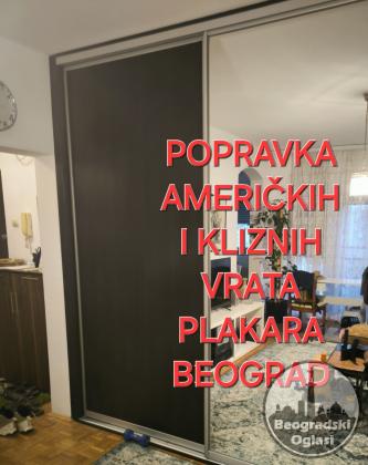 PipravkaAmeričkih iKliznih vrata plakaea balkona