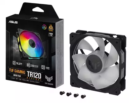 ASUS TUF GAMING TR120 ARGB REVERSE BLACK ventilator