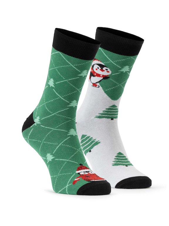 BRILLE Christmas Penguins Socks