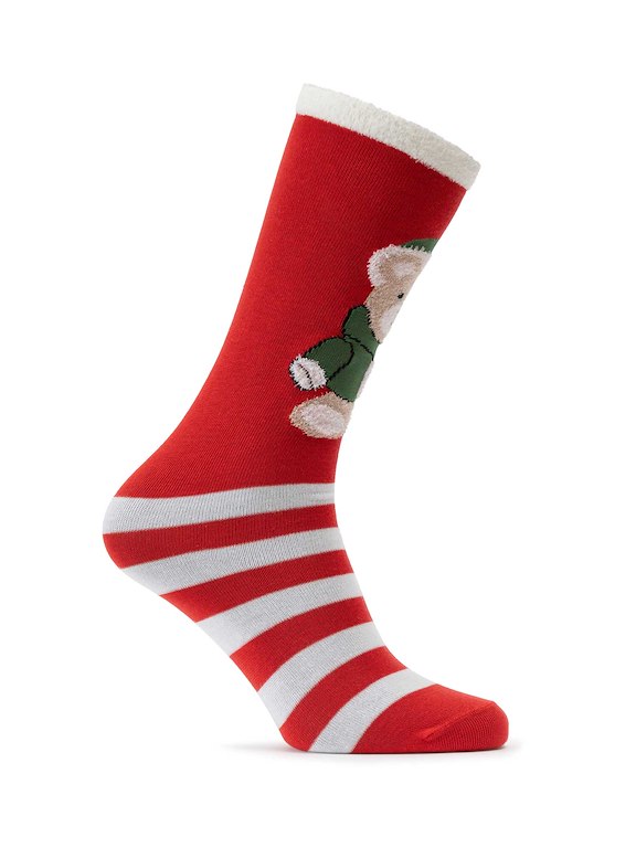 BRILLE Christmas Bear Socks