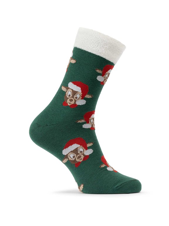 BRILLE Christmas Deer Socks