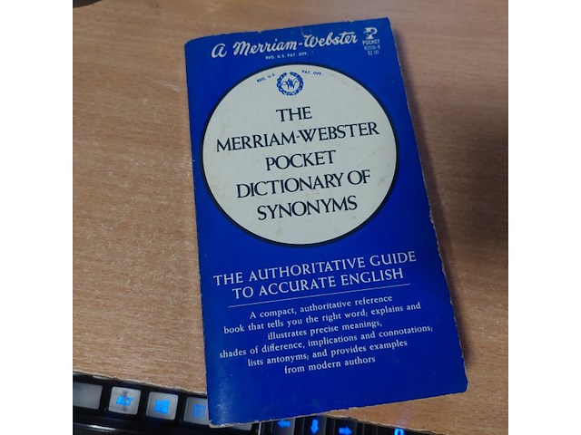 11 The Merriam Webster Pocket Dictionary of Synonyms