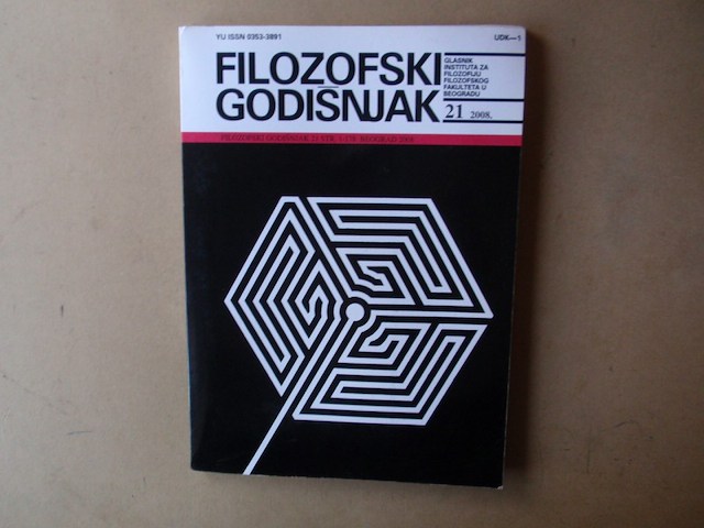 FILOZOFSKI GODIŠNJAK 21 / 2008