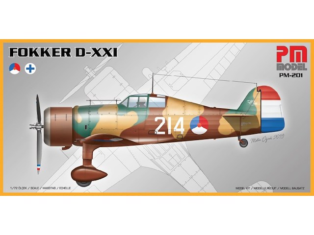 Fokker D-XXI Maketa Aviona B