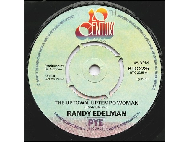 Randy Edelman – The Uptown, Uptempo Woman 7`