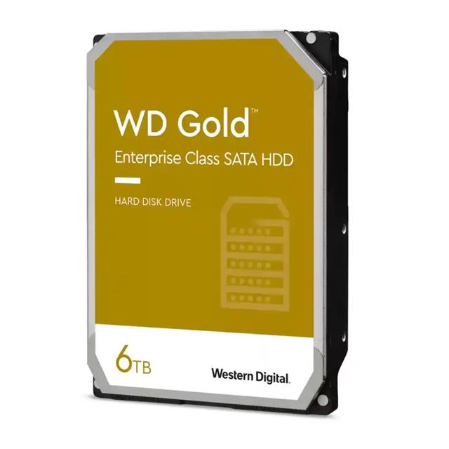 Western Digital HDD Server WD Gold (3.5'', 6TB, 128MB, 7200 RPM, SATA 6 Gb/s)