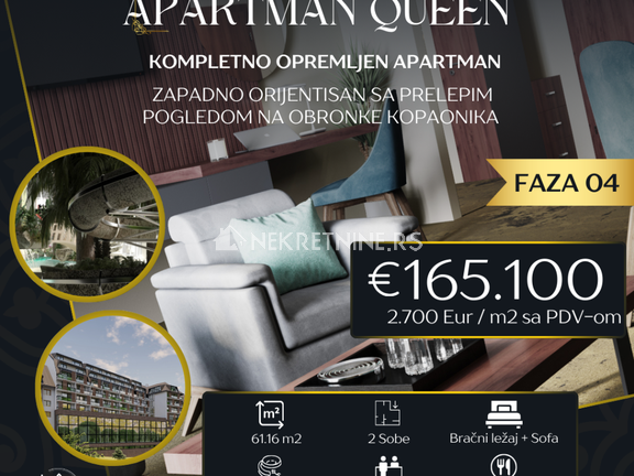 HARMONIJA RESORT - FAZA 04 - QUEEN APARTMAN