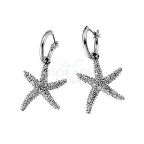 Ženske Oliver Weber Starfish Crystal mindjuše sa swarovski belim kristalom