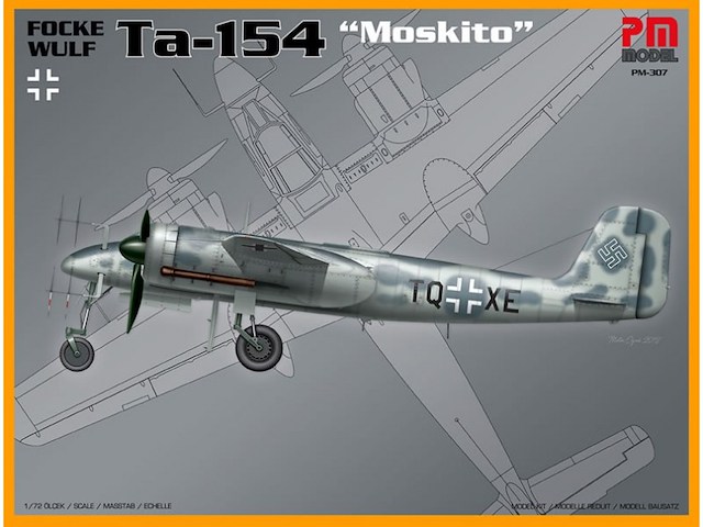 Focke Wulf Ta-154 Moskito maketa aviona