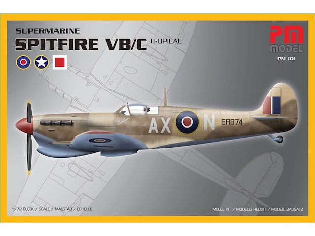 Super Marine Spitfire VB/VC Maketa Aviona