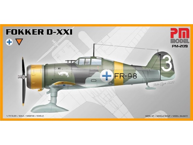 Fokker D-XXI (FR-98) Maketa Aviona A