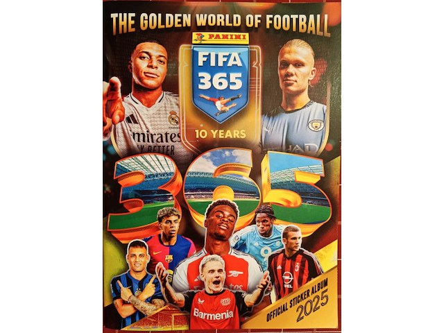 Album za sličice: The Golden World of Football 2025