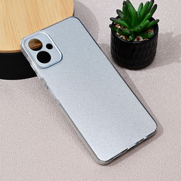 Zastitna maska (futrola) Sparkle Dust - Samsung A065F Galaxy A06 5G srebrna