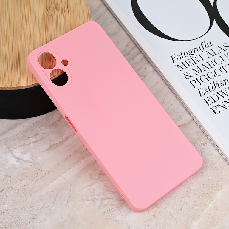 Zastitna maska (futrola) Teracell Giulietta - Samsung A065F Galaxy A06 mat roze