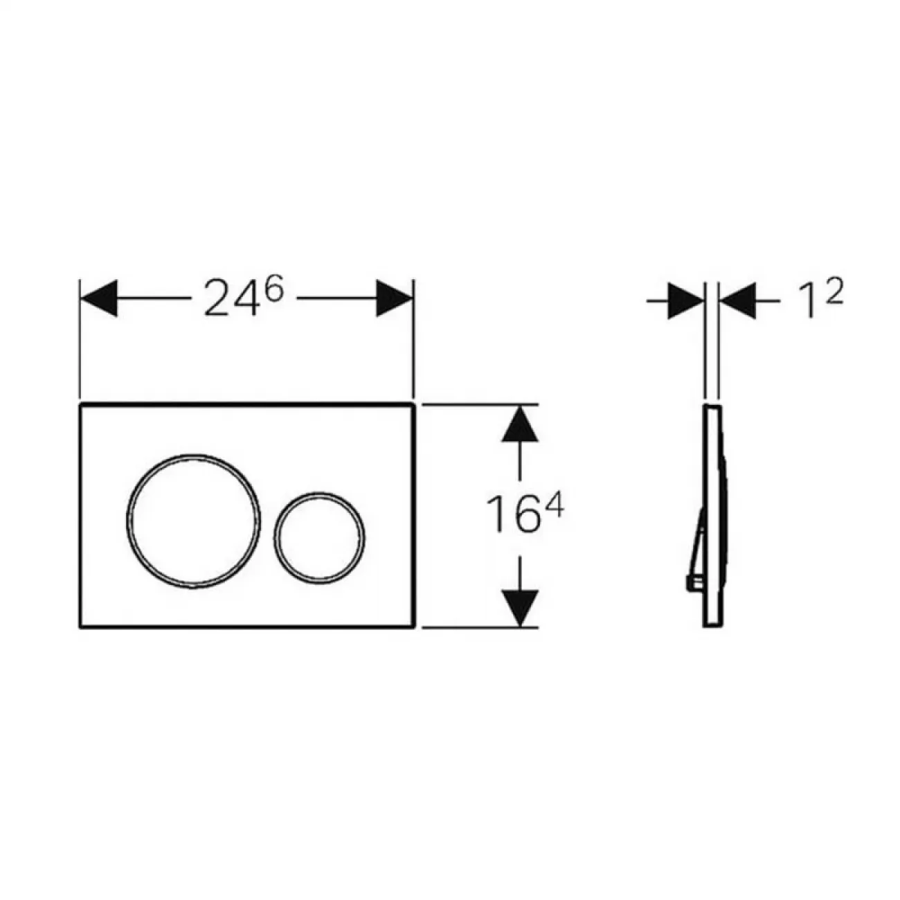 TASTER SIGMA 20 HROM-MAT-HROM