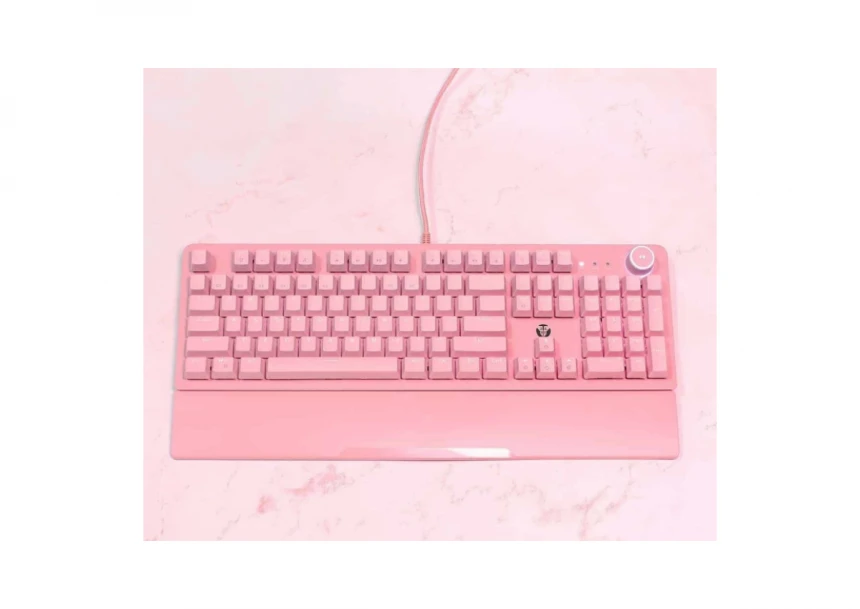 Gejmerska mehanička tastatura FANTECH MK853 MAX POWER SAKURA EDITION (PLAVI SWITCH)