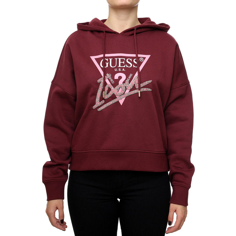 Ženski duks Guess Hooded Icon Sweatshirt