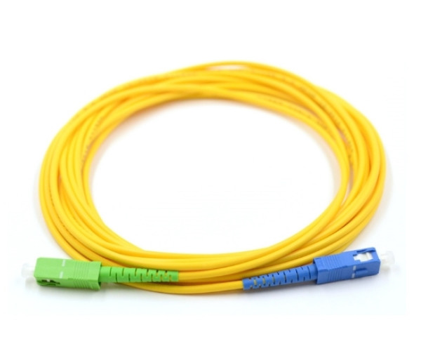 ExeLink patchcord SC/APC-SC/UPC Single Mode, Simplex, OS2 PVC, 3mm, 20m