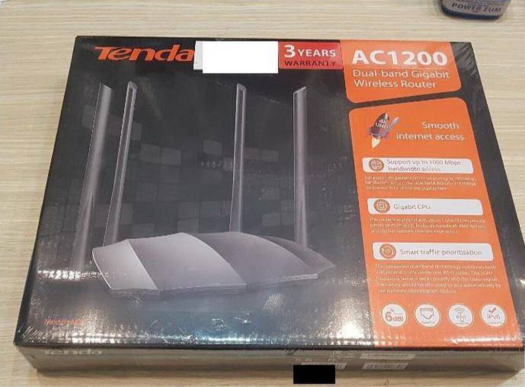 Tenda AC8 AC1200 5Ghz 1000mbps, 4x 6dBi NOVO u original pakovanju