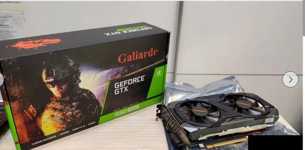 Gallarde GTX 1660 super GTX1660super 6GB DDR6 Ventilatori odlicni