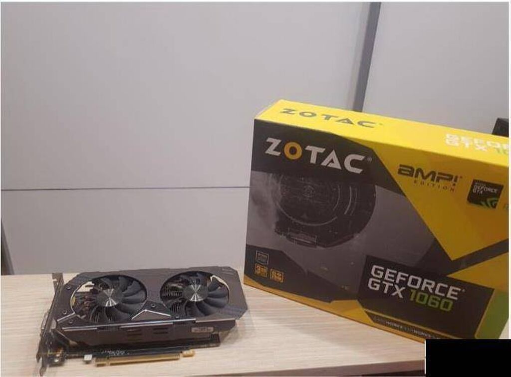 Zotac nvidia GTX 1060 GTX1060 3GB DDR5 DVI, HDMI, 3x DisplayPort