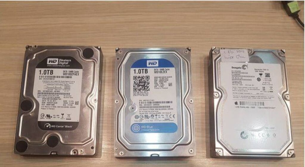 HDD 500GB & 1TB 100/100% HDD 500GB / 1TB