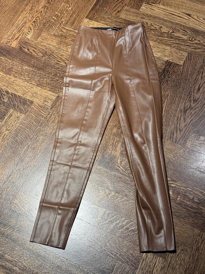 Zara kozne krem pantalone