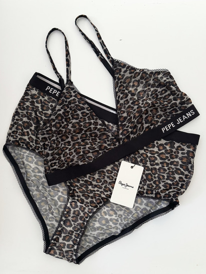 PEPE JEANS leopard set donjeg veša NOVO