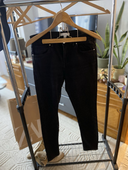 H&M slim M/L sa elastinom farke skinny