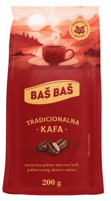 KAFA MLEVENA BAŠ BAŠ 200G
KAFA MLEVENA BAŠ BAŠ 200G