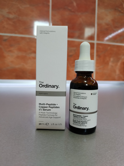 The Ordinary multypeptide serum + cooper 1%