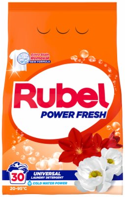 DETERDŽENT ZA VEŠ POWER FRESH 30PR RUBEL 2.25KG
DETERDŽENT ZA VEŠ POWER FRESH 30PR RUBEL 2.25KG