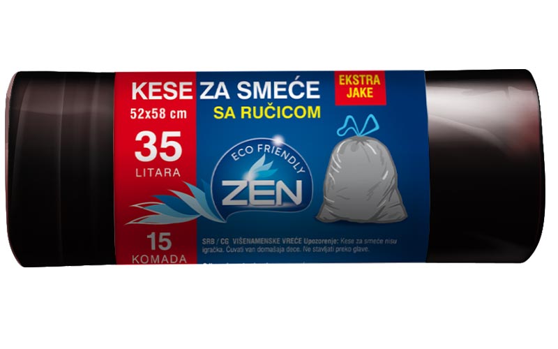 ZEN KESE ZA SMEĆE 52CMX58CM 35L SA RUČICOM