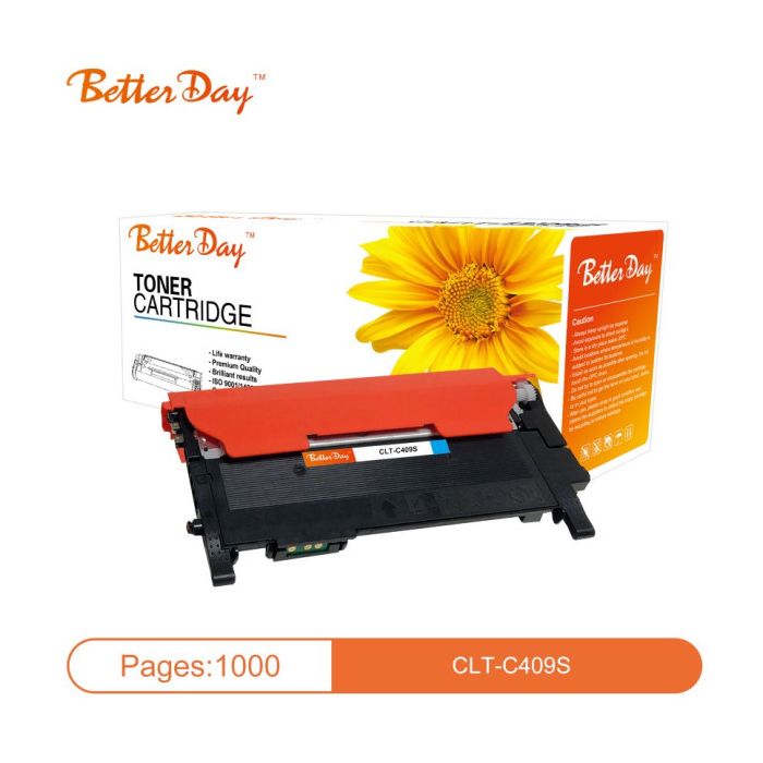 Toner BetterDay CLT-C409S CLP-310/315/310N/315W zam. toner kasetaza Samsung Cyan 1K