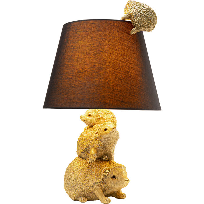 Table Lamp Animal Hedgehog Family 50cm