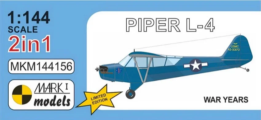 MARK I 1/144 Piper L-4 Pleasure Flying (2 in 1)