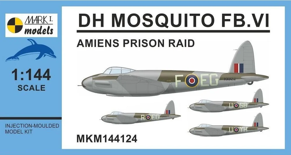 MARK I 1/144 DH Mosquito FB. VI Amiens Prison Raid