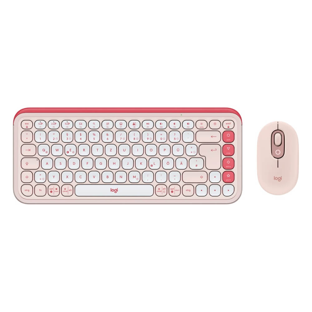 LOGITECH POP Icon Combo Rose Set tastatura i miš