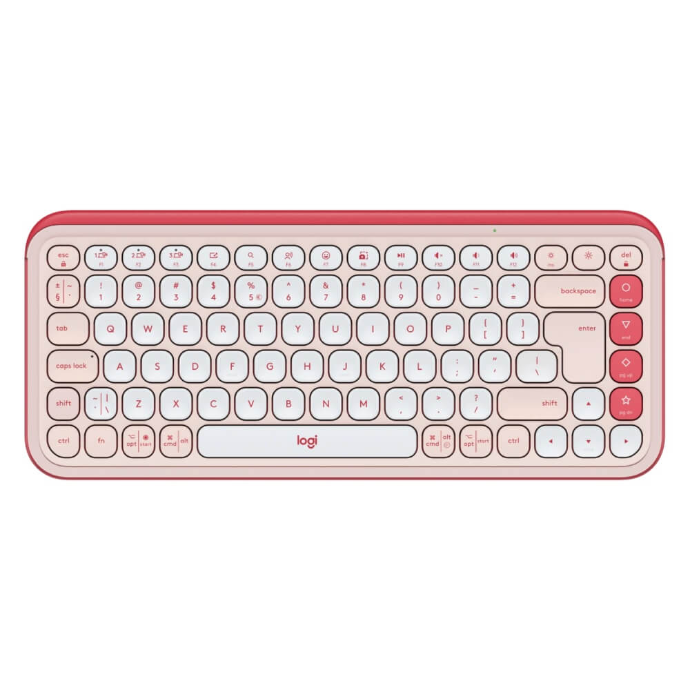 LOGITECH POP Icon Keys Rose Kompaktna bežična tastatura