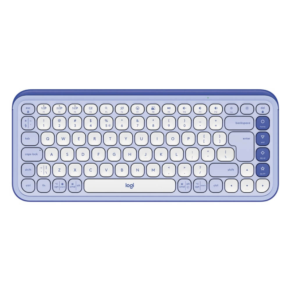 LOGITECH POP Icon Keys Lilac Kompaktna bežična tastatura