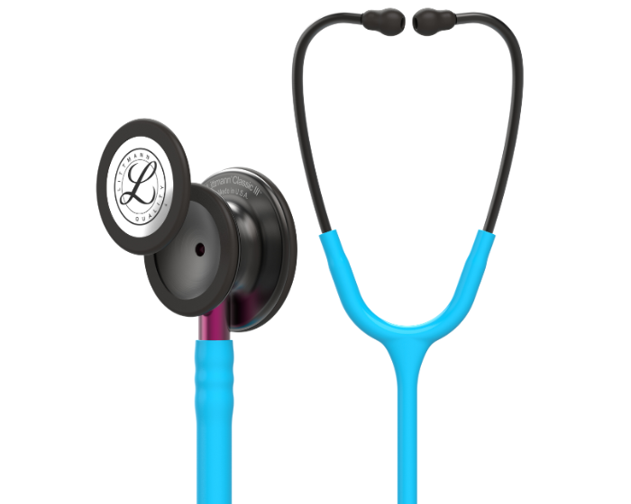 LITTMANN Stetoskop Classic III™ Smoke Turquoise Pink