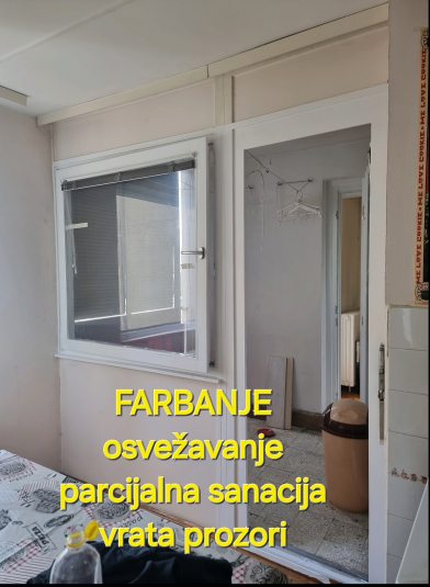 Farbanje osvežavanje vrata i prozora Srbija Beograd