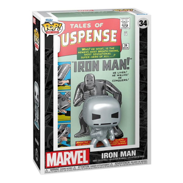 Funko POP! Comic Cover: Marvel - Tales Of Suspense #39 Iron Man